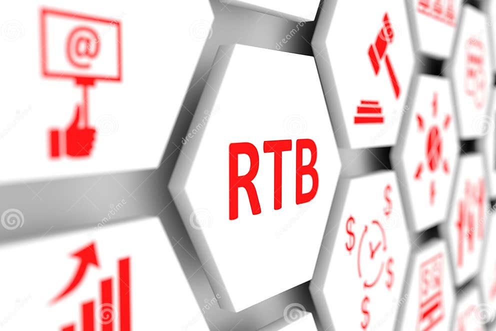 RTB concept stock illustration. Illustration of cell - 112550823