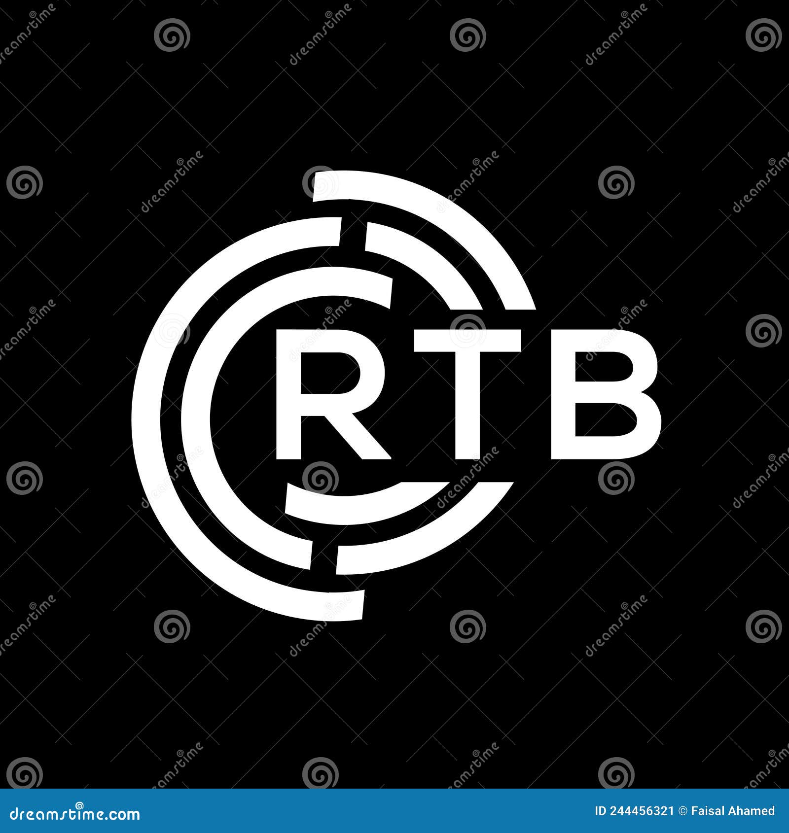 RTB Letter Logo Design. RTB Monogram Initials Letter Logo Concept. RTB ...