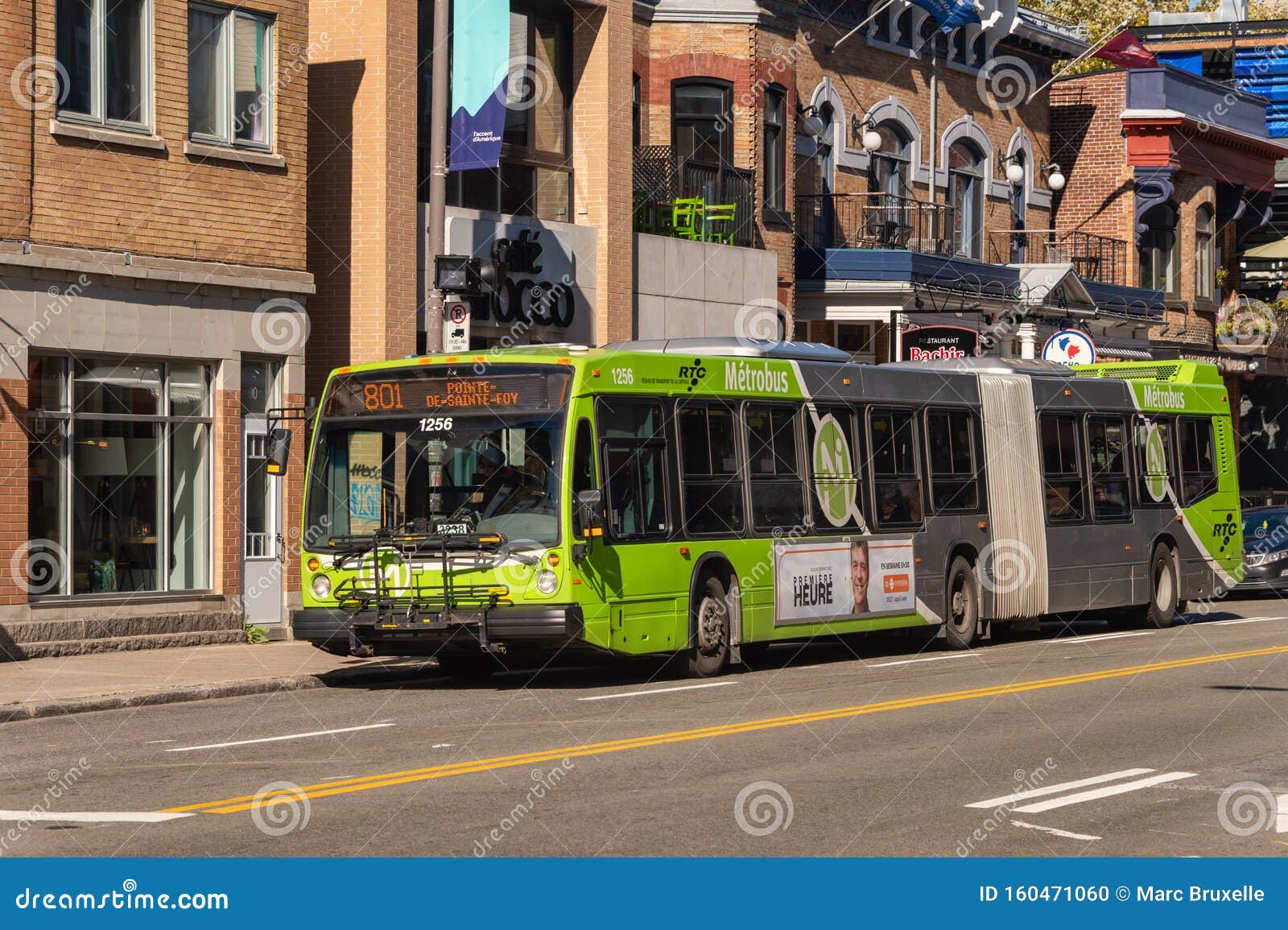 RTC Bus in Quebec editorial image. Image of traffic - 160471060