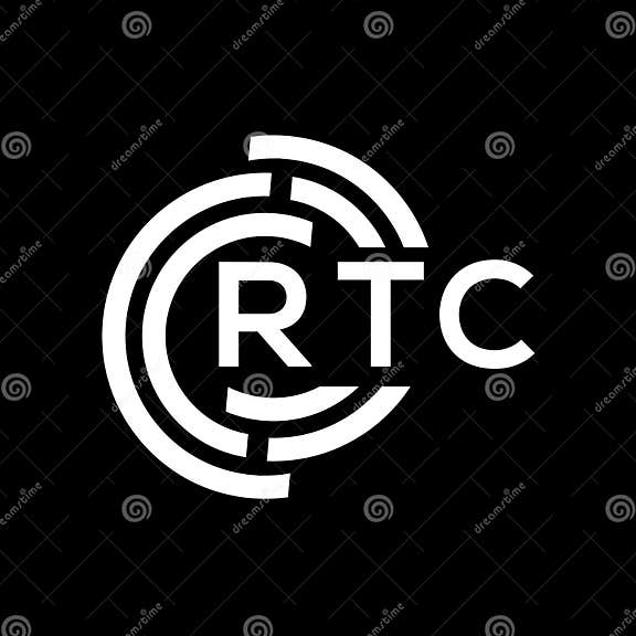 RTC Letter Logo Design. RTC Monogram Initials Letter Logo Concept Stock ...