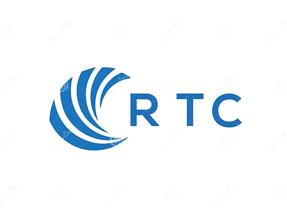 RTc Letter Logo Design on White Background. RTc Creative Circle Letter ...