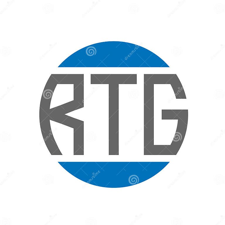RTG Letter Logo Design on White Background. RTG Creative Initials ...