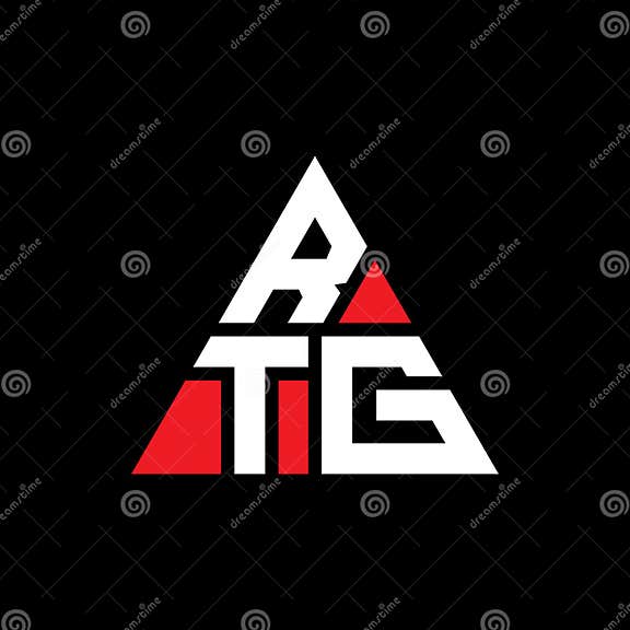 RTG Triangle Letter Logo Design with Triangle Shape. RTG Triangle Logo ...