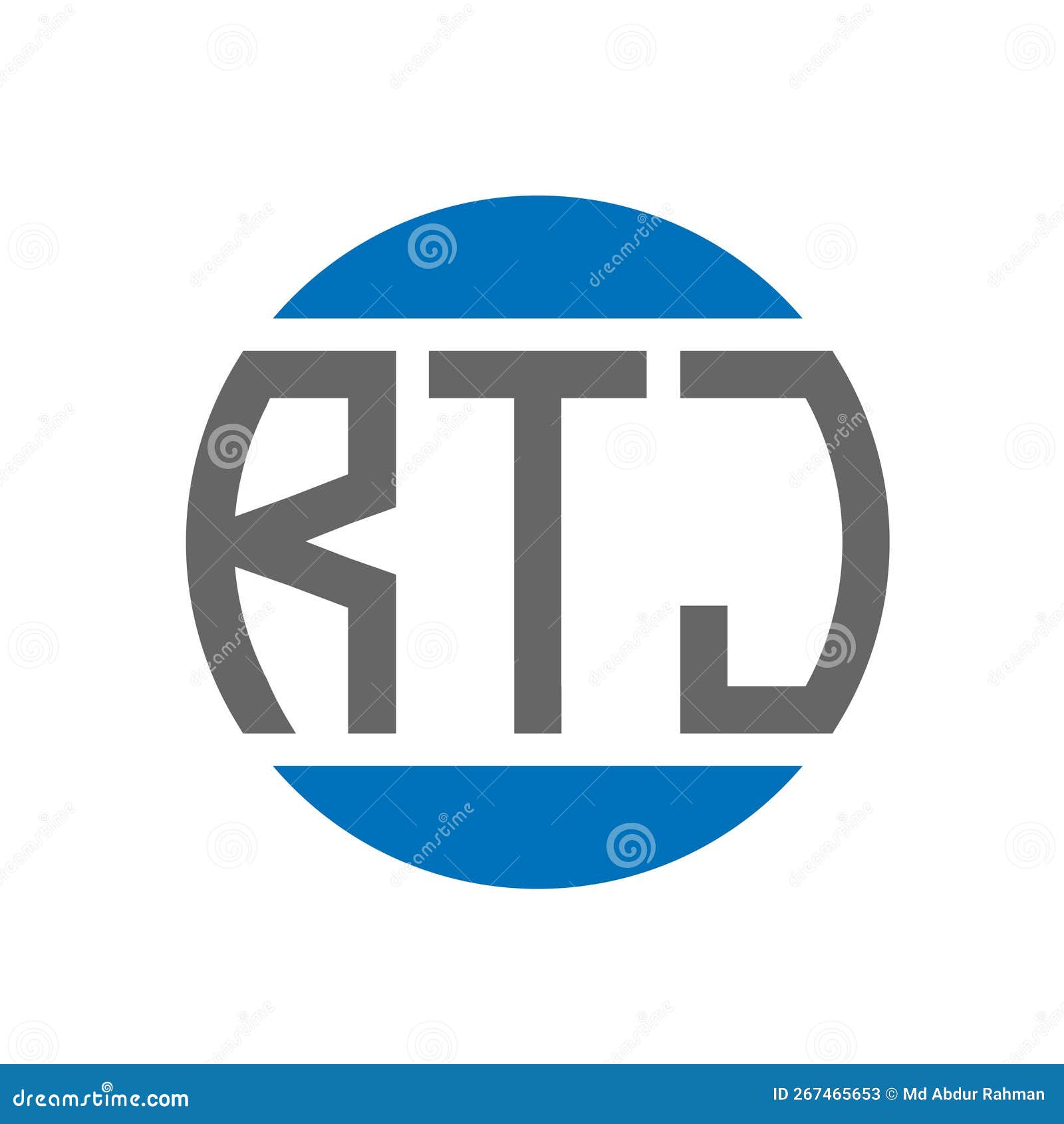 RTK Letter Logo Design on White Background. RTK Creative Initials ...