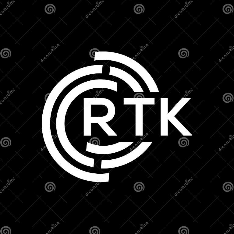 RTK Letter Logo Design. RTK Monogram Initials Letter Logo Concept Stock ...