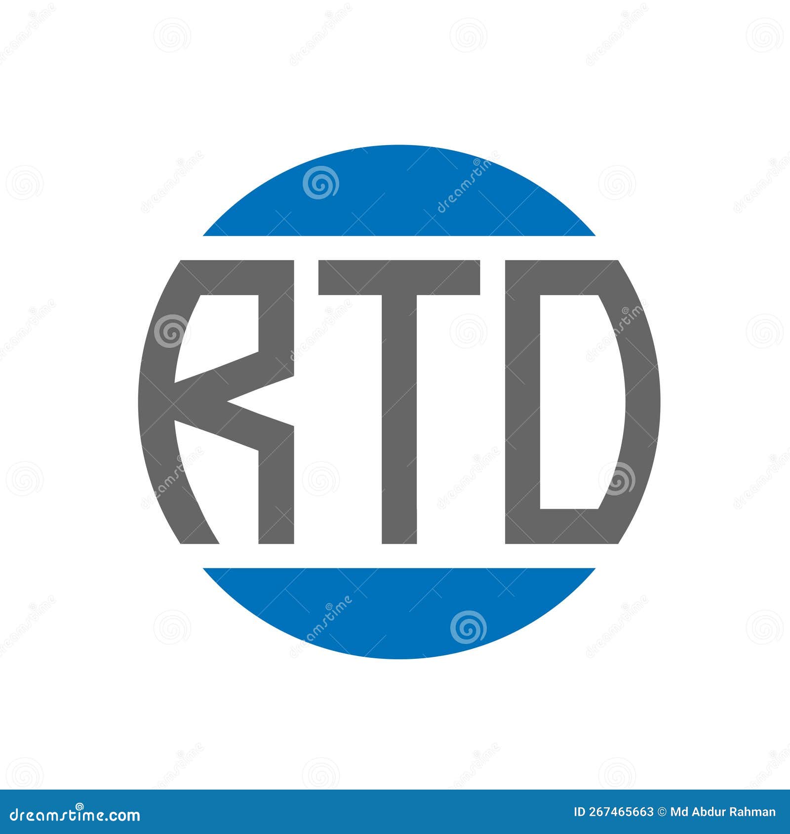 RTO Letter Logo Design on White Background. RTO Creative Initials ...
