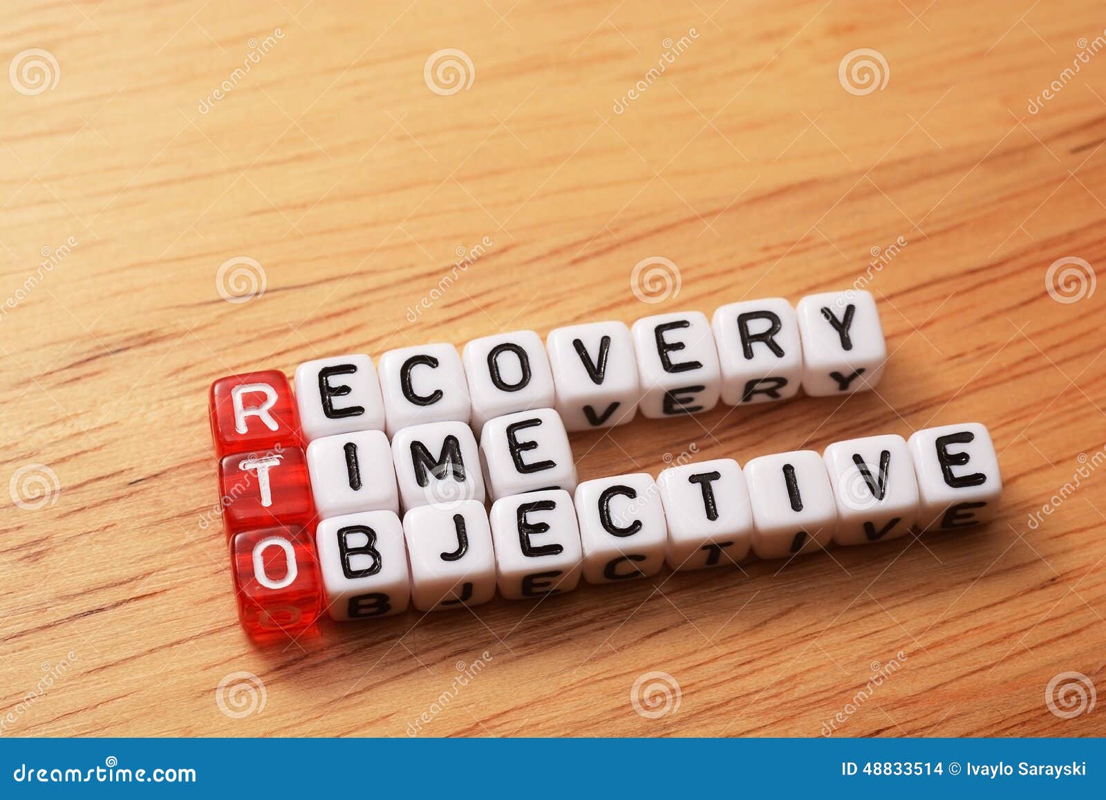 RTO Recovery Time Objective Stock Photo - Image of business, testing ...