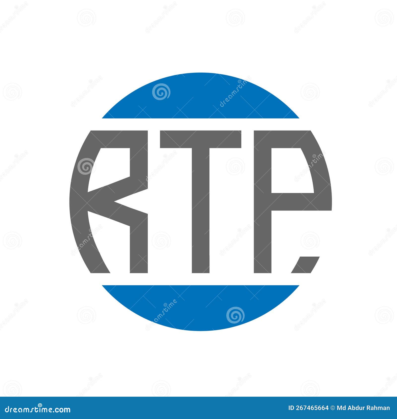 RTP Letter Logo Design on White Background. RTP Creative Initials ...