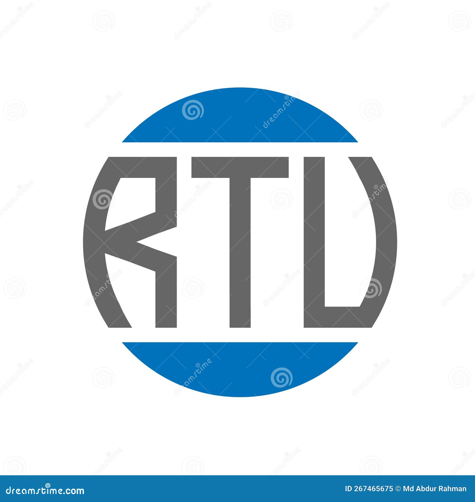 RTV Letter Logo Design on White Background. RTV Creative Initials ...