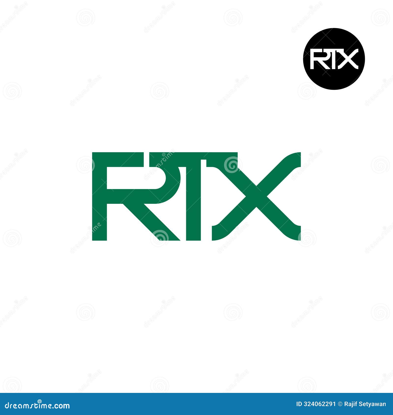 RTX Logo Letter Monogram Design Stock Vector - Illustration of brand ...