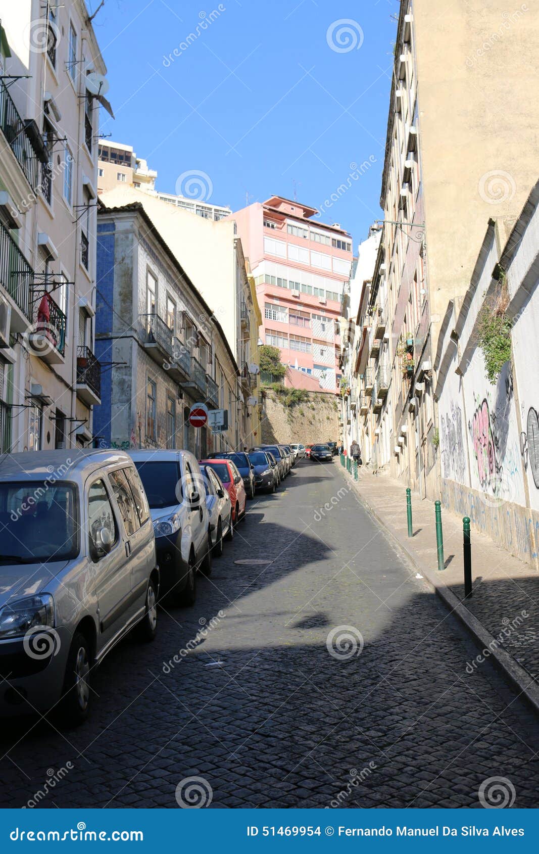 Ruas de Lisboa - Portugal foto de stock. Imagem de português - 51469954