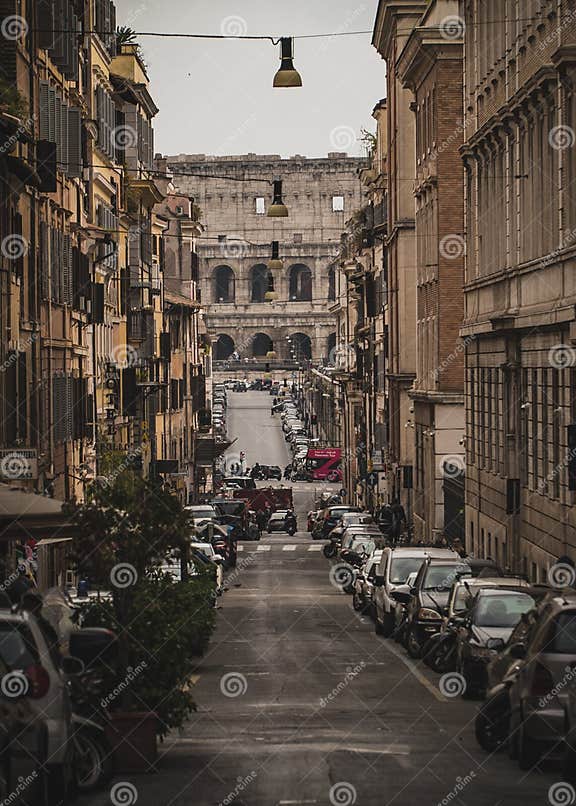 Ruas de Roma imagem de stock editorial. Imagem de cityscape - 120575394