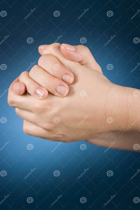 Rub hands stock photo. Image of female, concept, closeup - 1127330