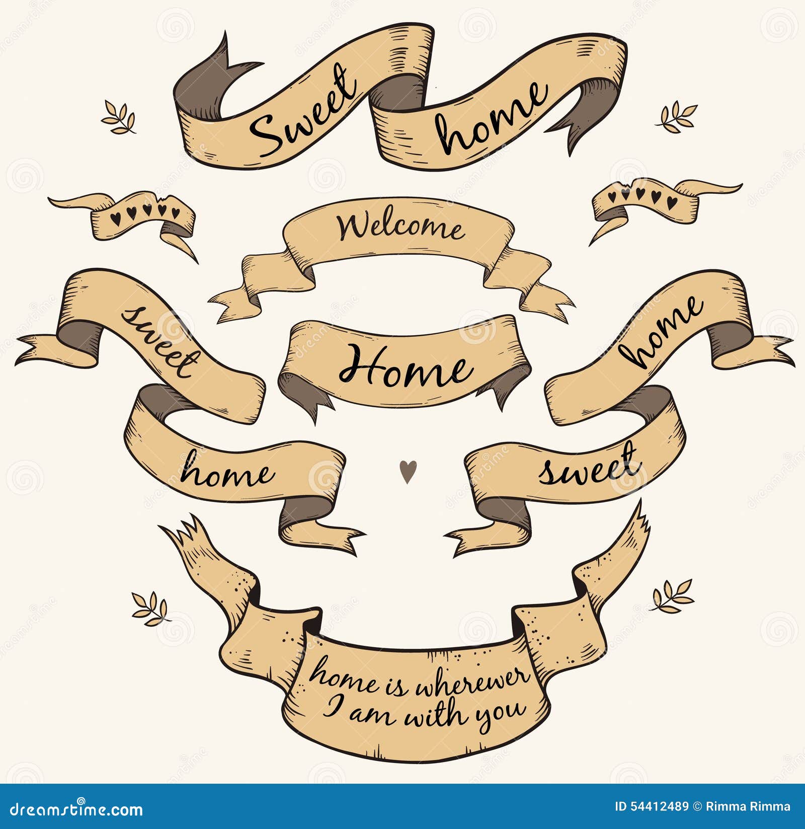 Ruban avec le texte illustration de vecteur. Illustration du conception ...