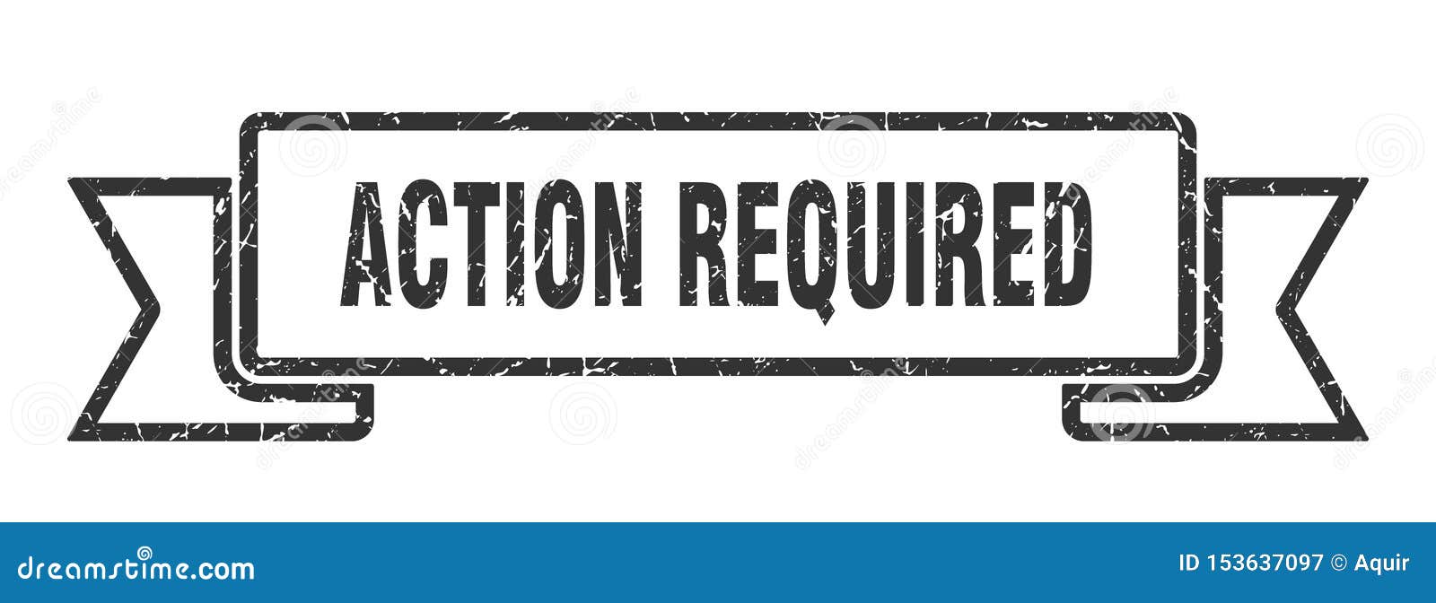 Ruban requis par action illustration de vecteur. Illustration du action ...