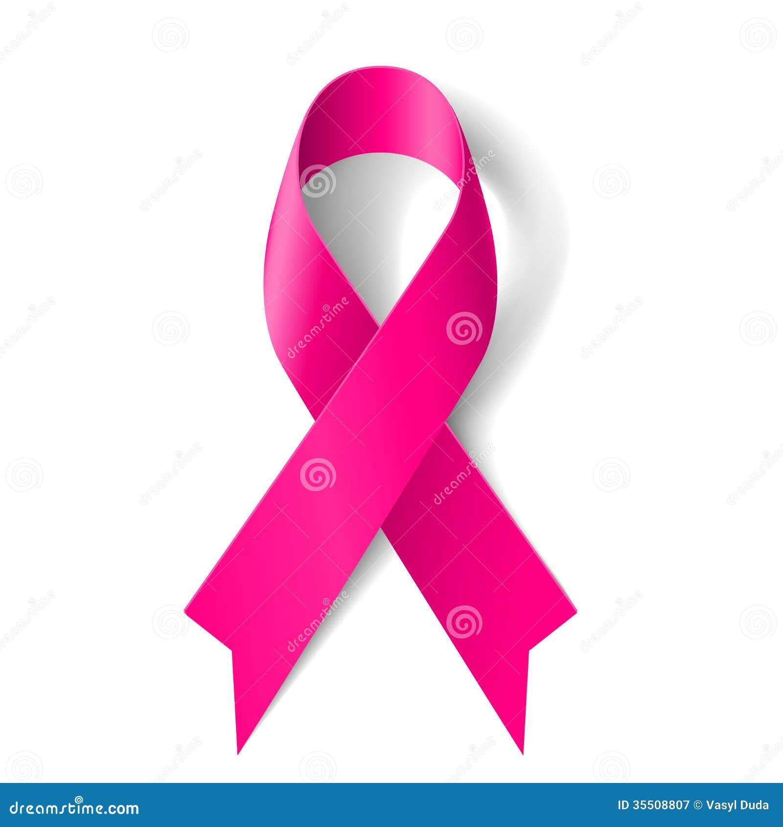 Ruban rose. illustration de vecteur. Illustration du décoratif - 35508807