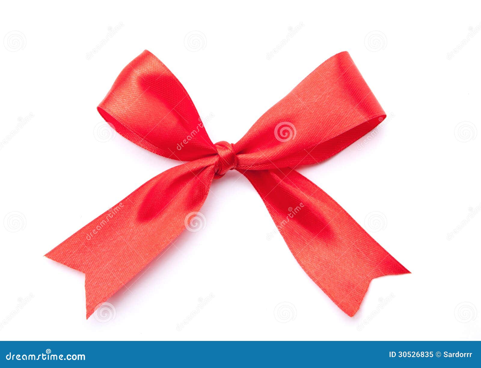 Ruban Rouge D'arc De Cadeau De Satin Image stock - Image du cadeau ...