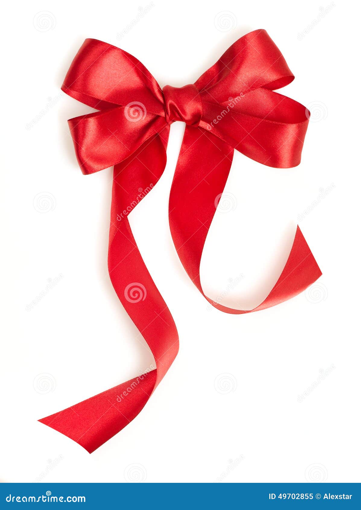 Ruban rouge de cadeau image stock. Image du cadeau, vacances - 49702855