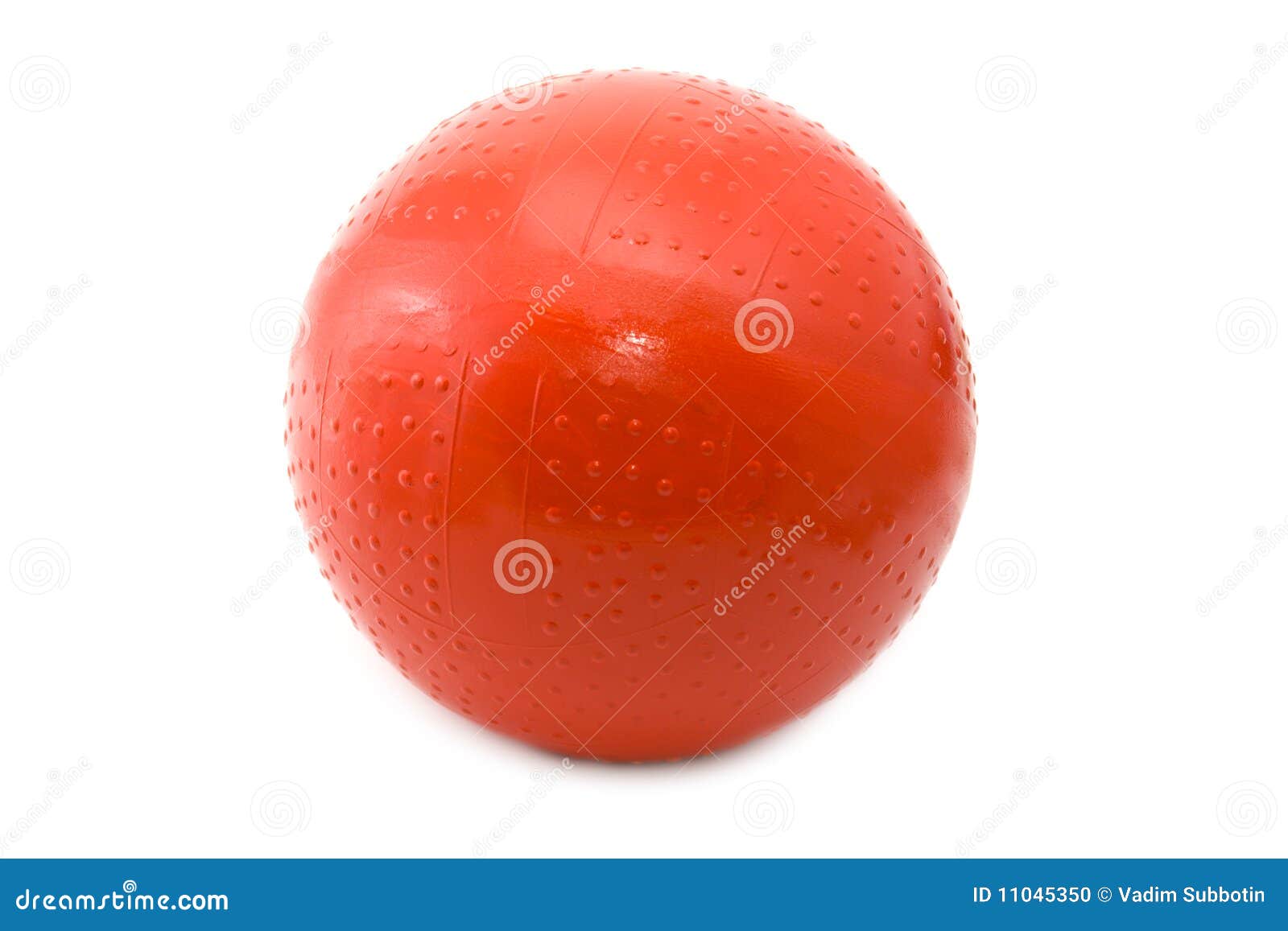 Rubber ball stock photo. Image of kickball, plastic, isolated - 11045350