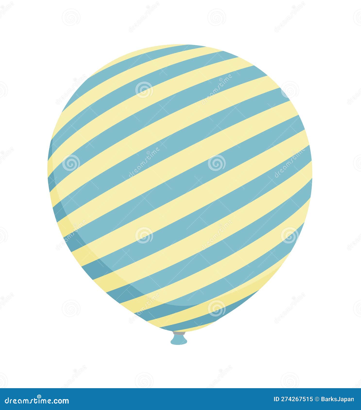 Rubber Balloon Illustration with Simple Pattern Stock Vector ...