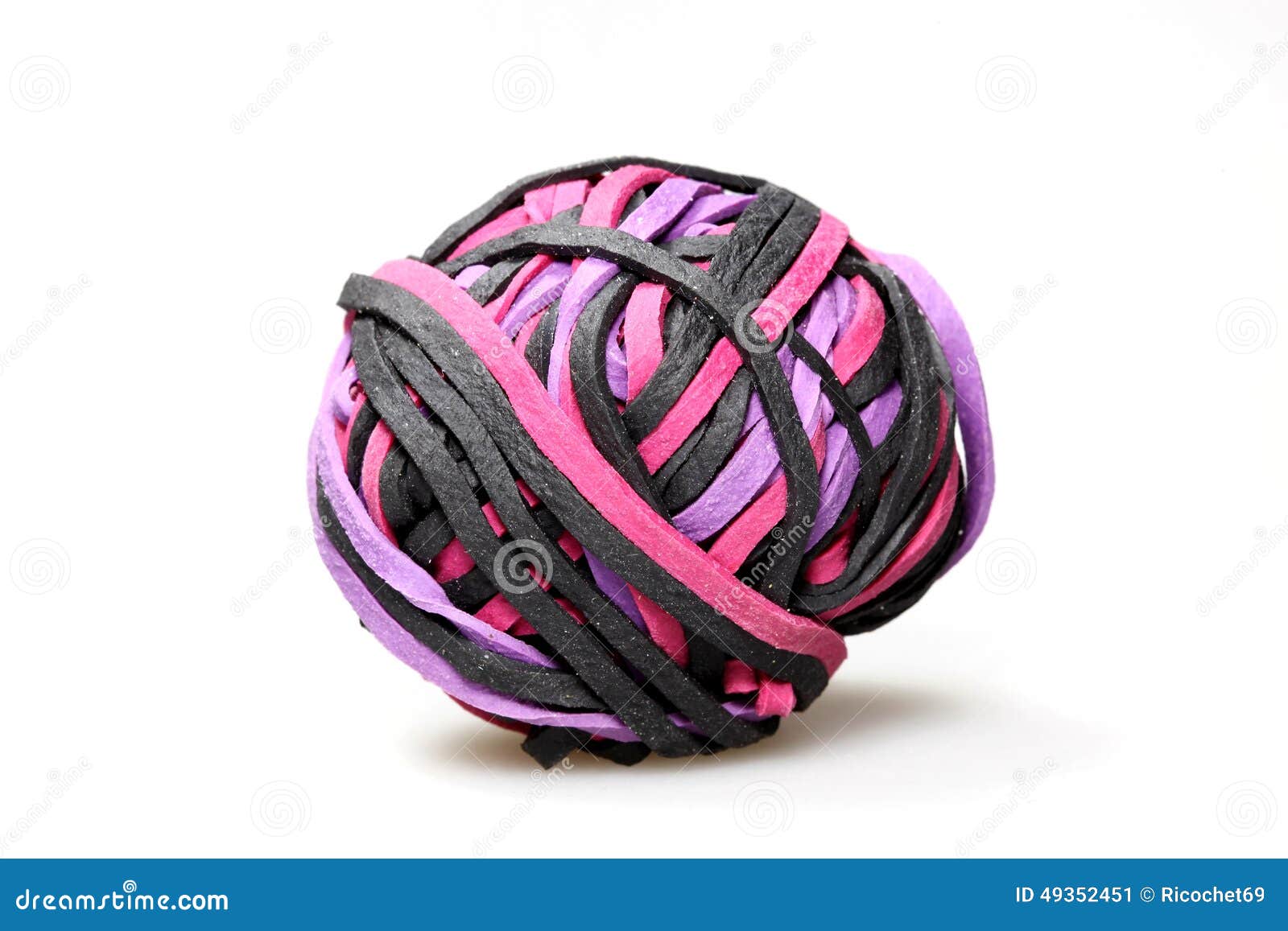 Rubber band ball stock image. Image of circle, green - 49352451