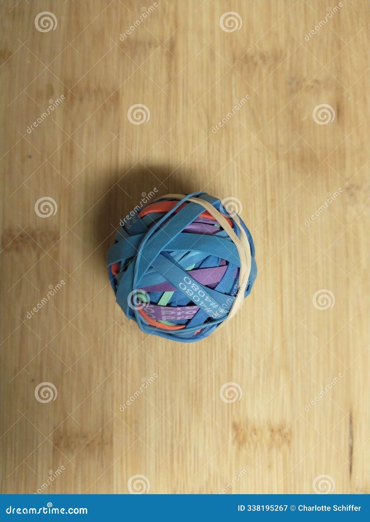 Rubber Band Ball for Reuse or Repurpose Stock Image - Image of elastic ...