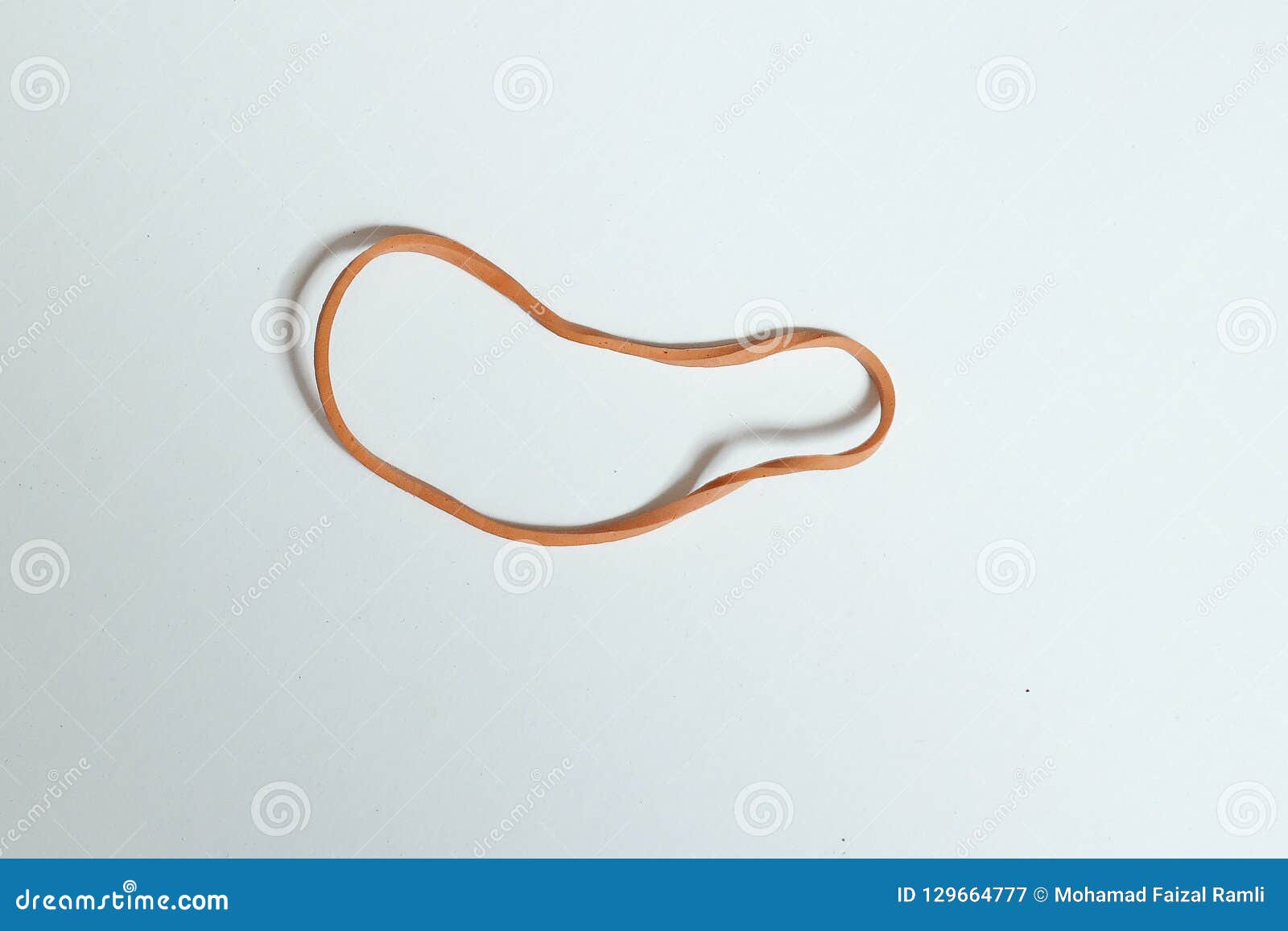 Rubber Band Isolated on White Background Stock Image - Image of studio ...