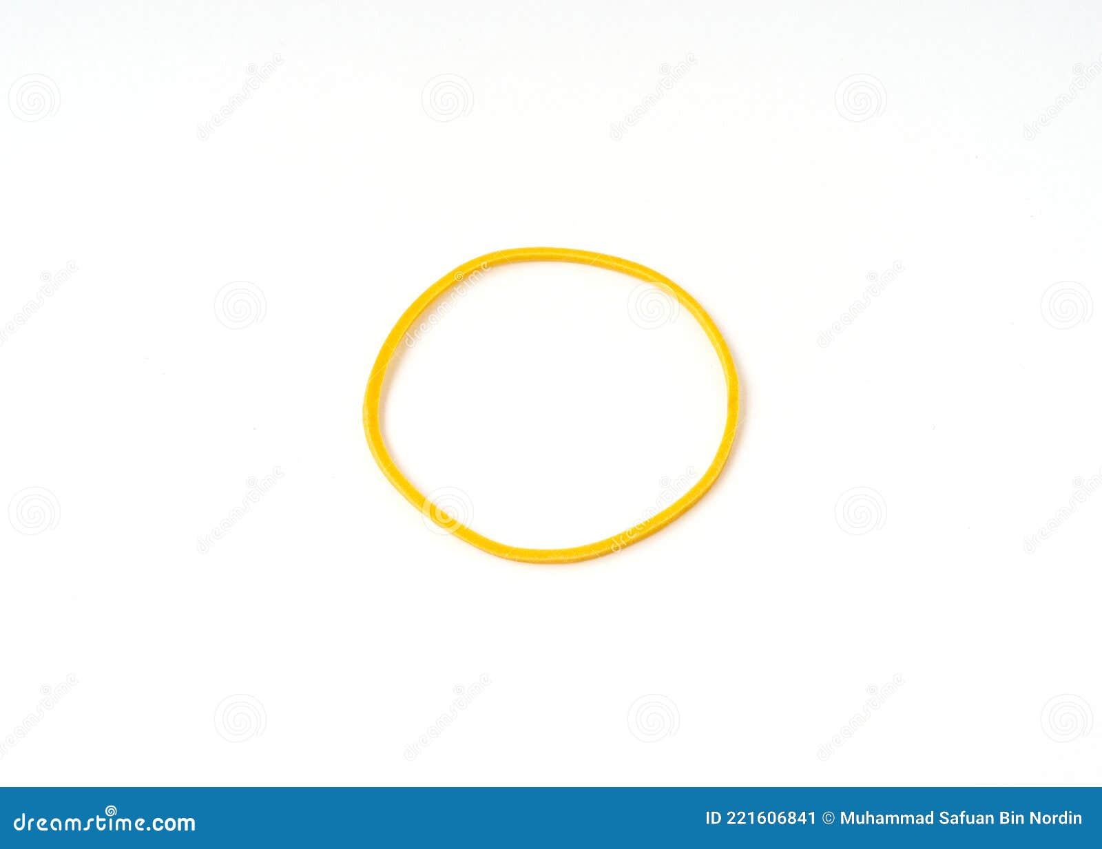 A Rubber Band Isolated on White Background Stock Image - Image of color ...