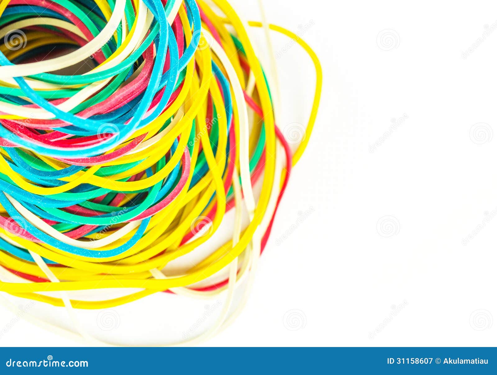 Rubber Bands IV stock image. Image of expansion, stretch - 31158607