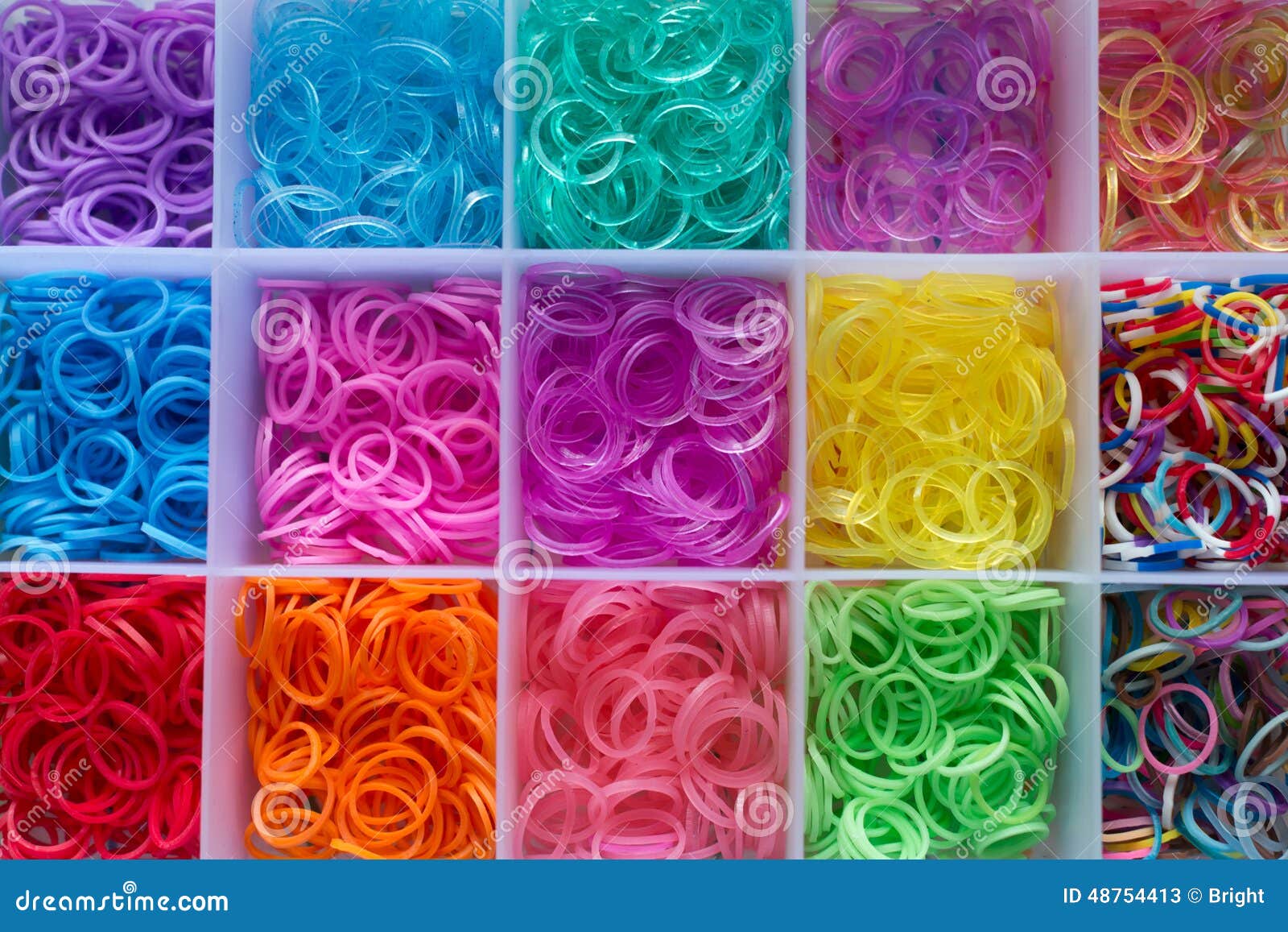 Rubber bands stock image. Image of band, selection, sorted - 48754413