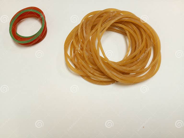 Rubber Bands & X28;3& X29; Stock Image - Image of object, supply: 142509925