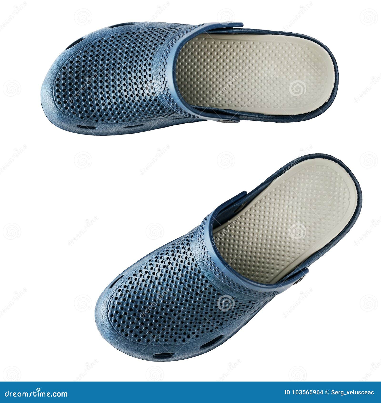 Blue Slippers Royalty-Free Stock Photography | CartoonDealer.com #7660487