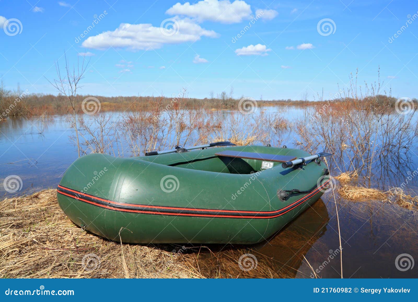Rubber boat stock photo. Image of forest, leaves, lake - 21760982