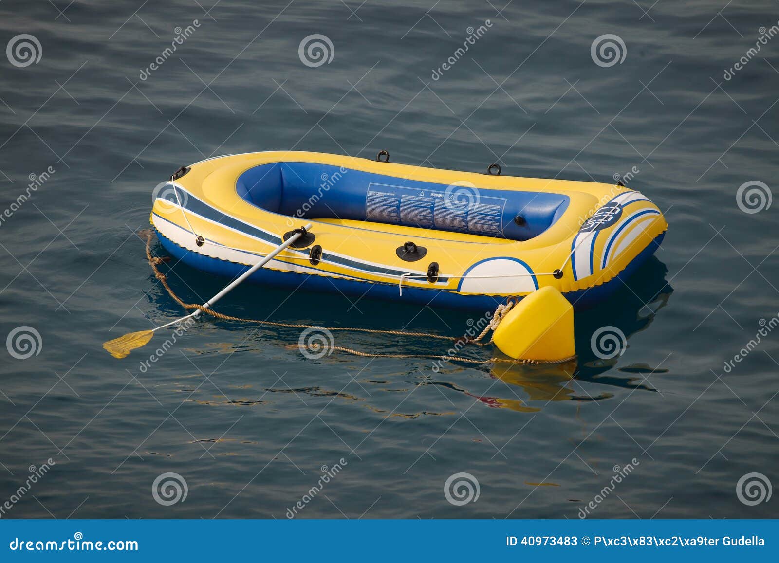 Rubber boat stock image. Image of paddle, surface, water - 40973483