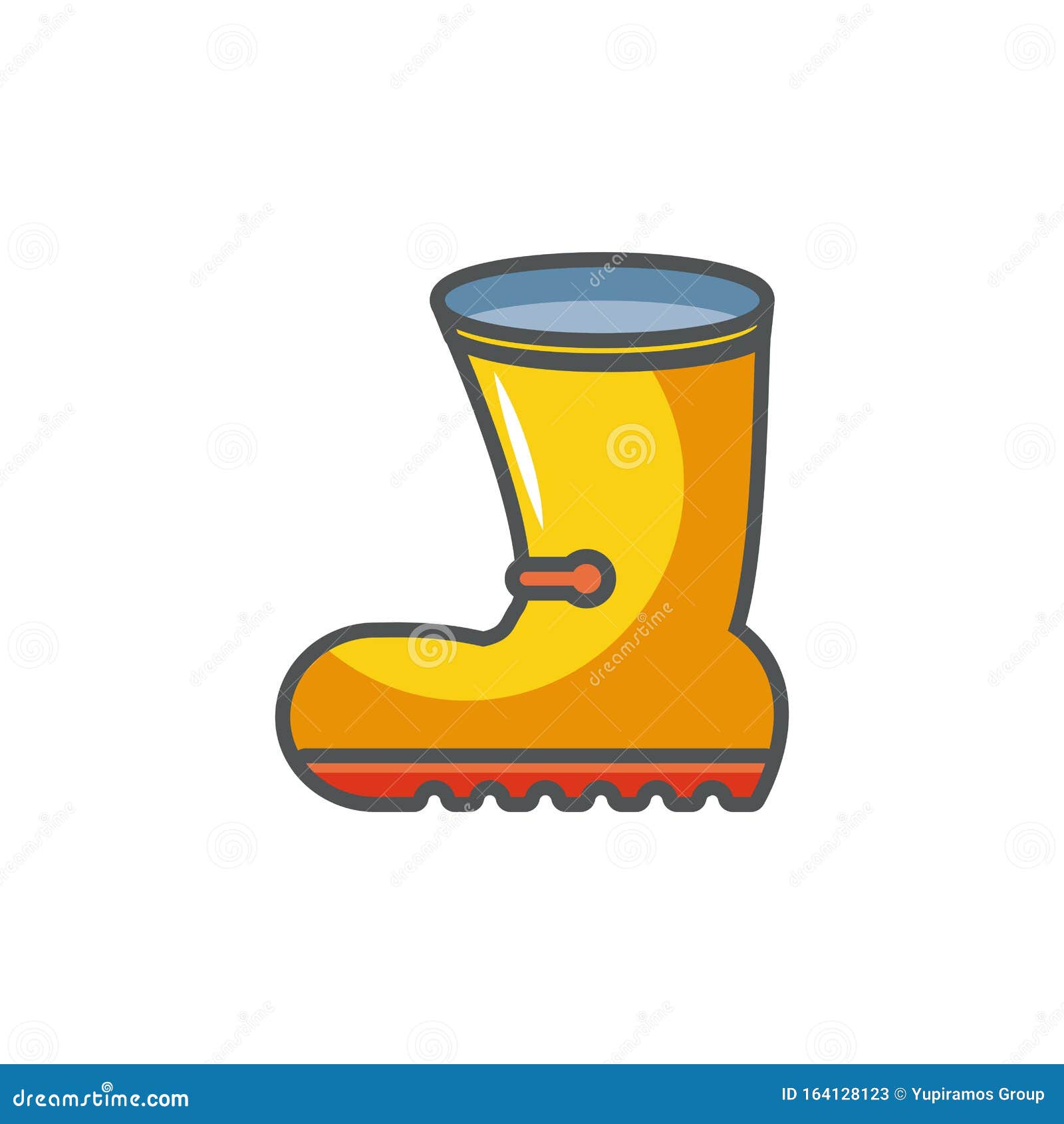 Boot Safety Icon Cartoon Vector. Shoe Cover | CartoonDealer.com #279001388