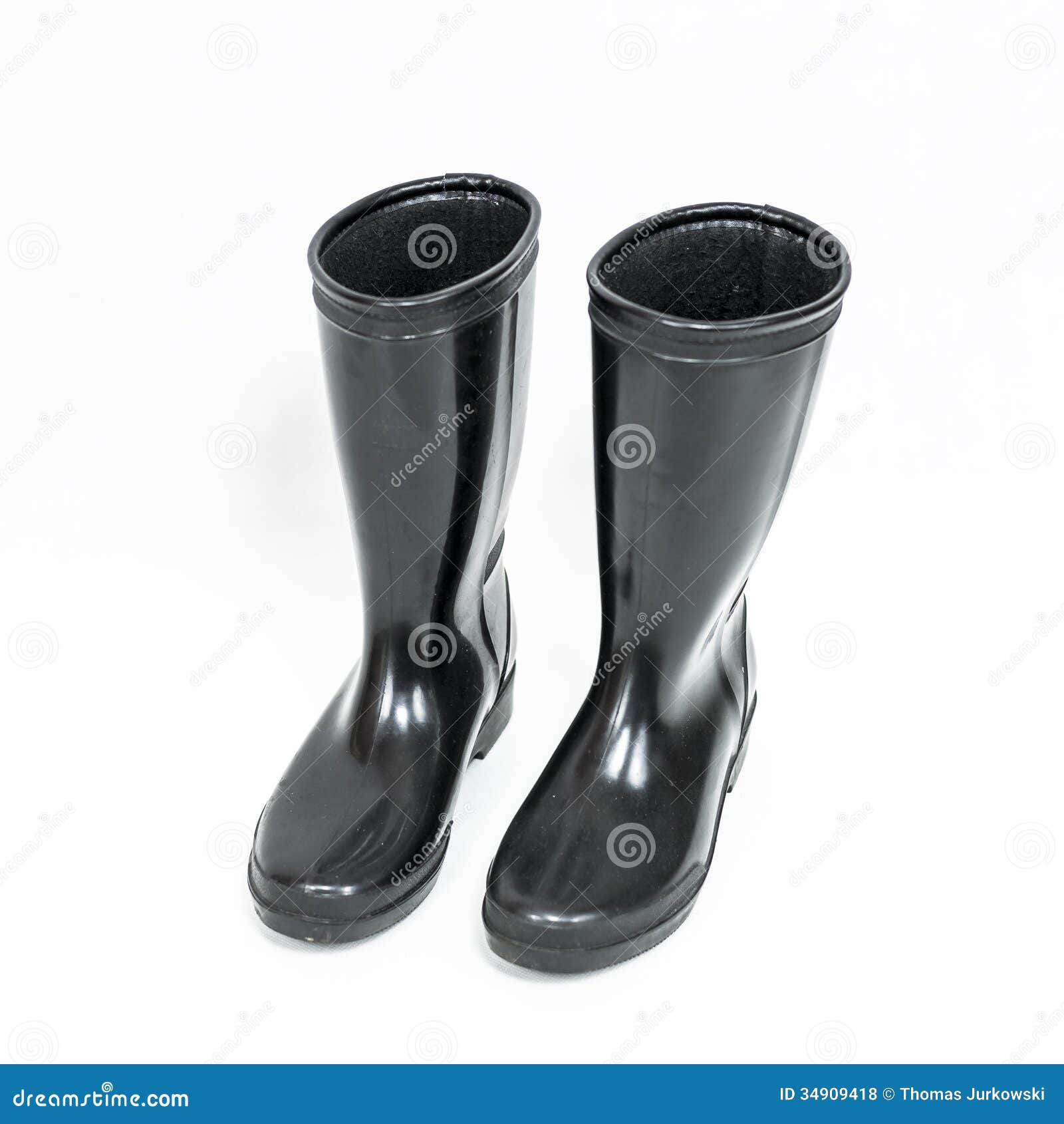 Rubber boots stock photo. Image of pair, isolated, clean - 34909418