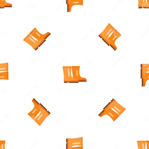 Rubber Boots Pattern Seamless Vector Stock Vector - Illustration of ...