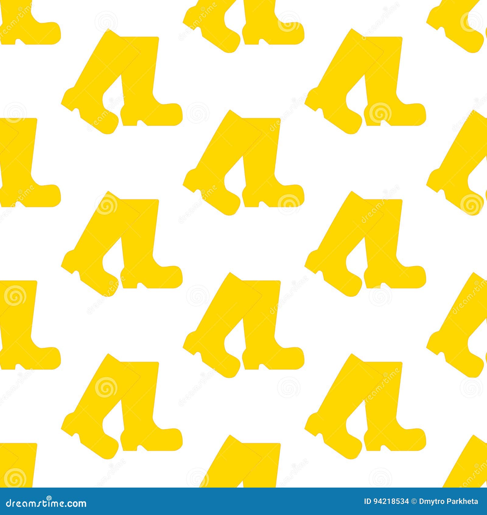 Rubber boots pattern stock vector. Illustration of waterproof - 94218534