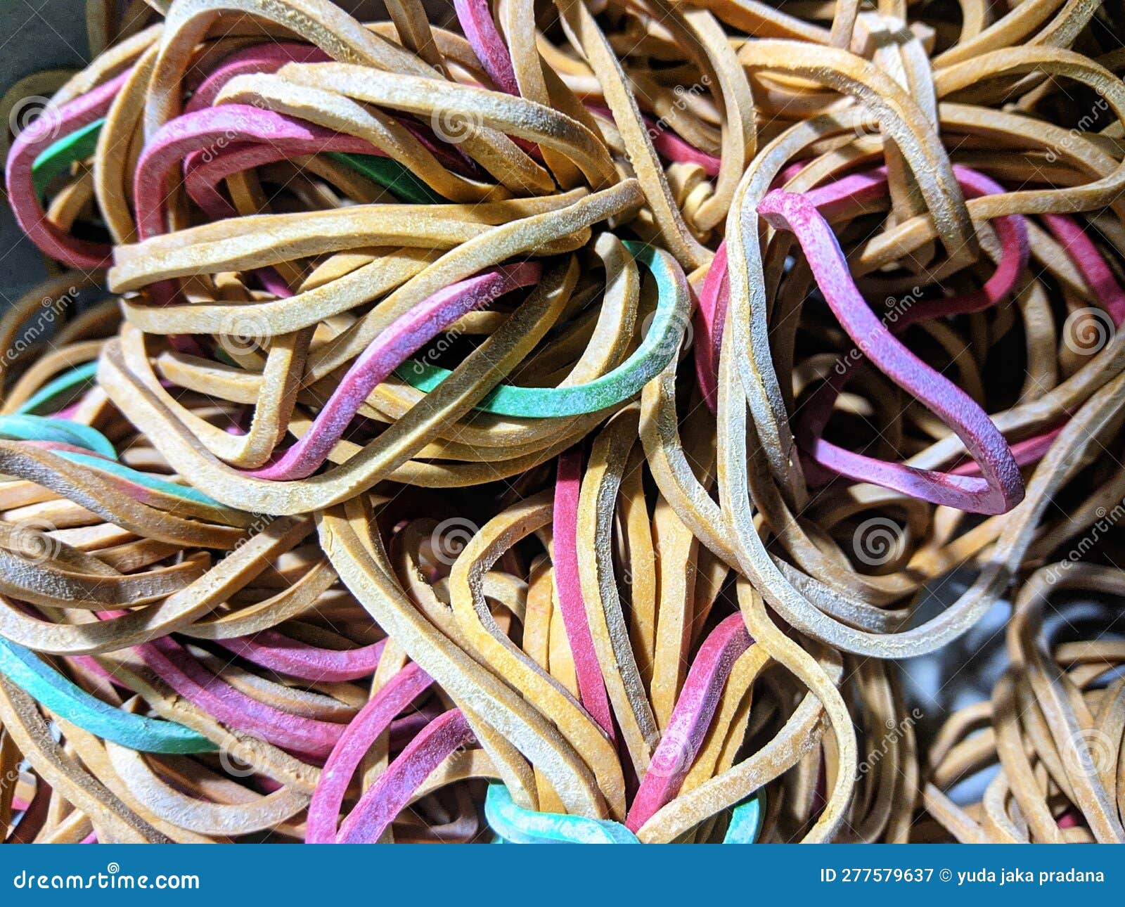 Rubber Bracelet Made of Rubber, Flexible and Many Uses Stock Image ...