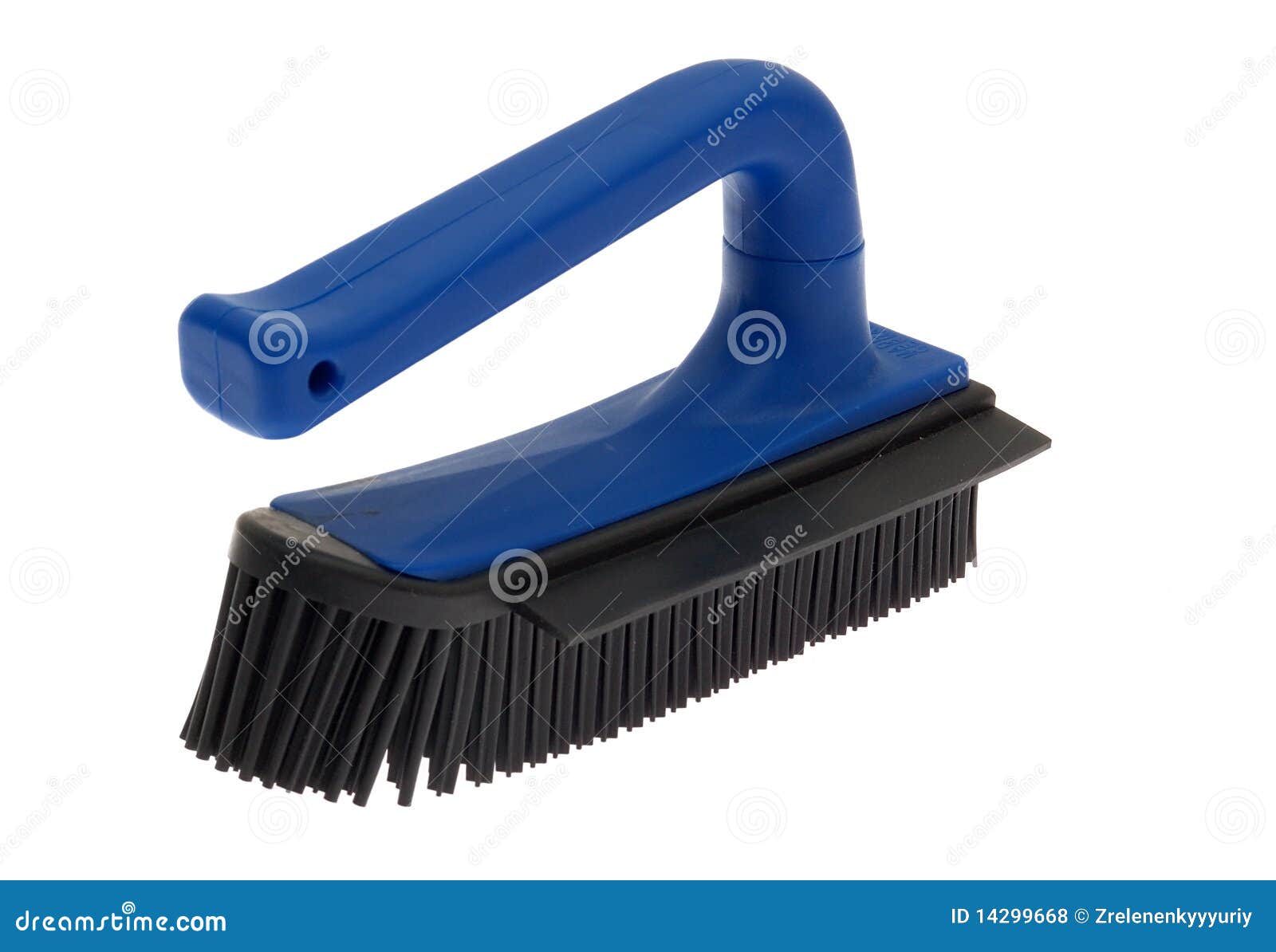 Rubber brush stock photo. Image of brush, blue, plastic - 14299668