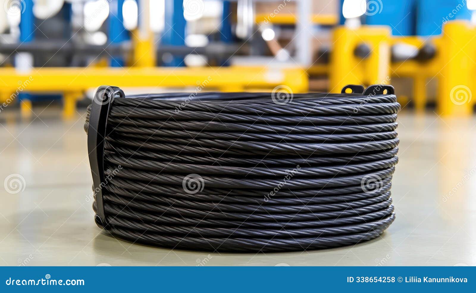 Rubber Cables on Wheels are Organized and Ready for Shipment in a ...