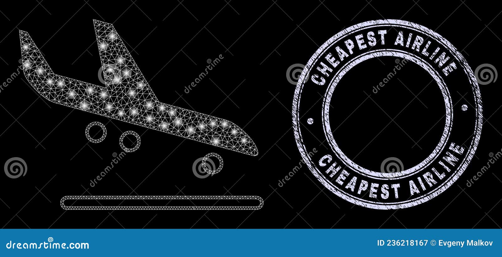 Rubber Cheapest Airline Watermark and Light Net Airplane Arrival with ...