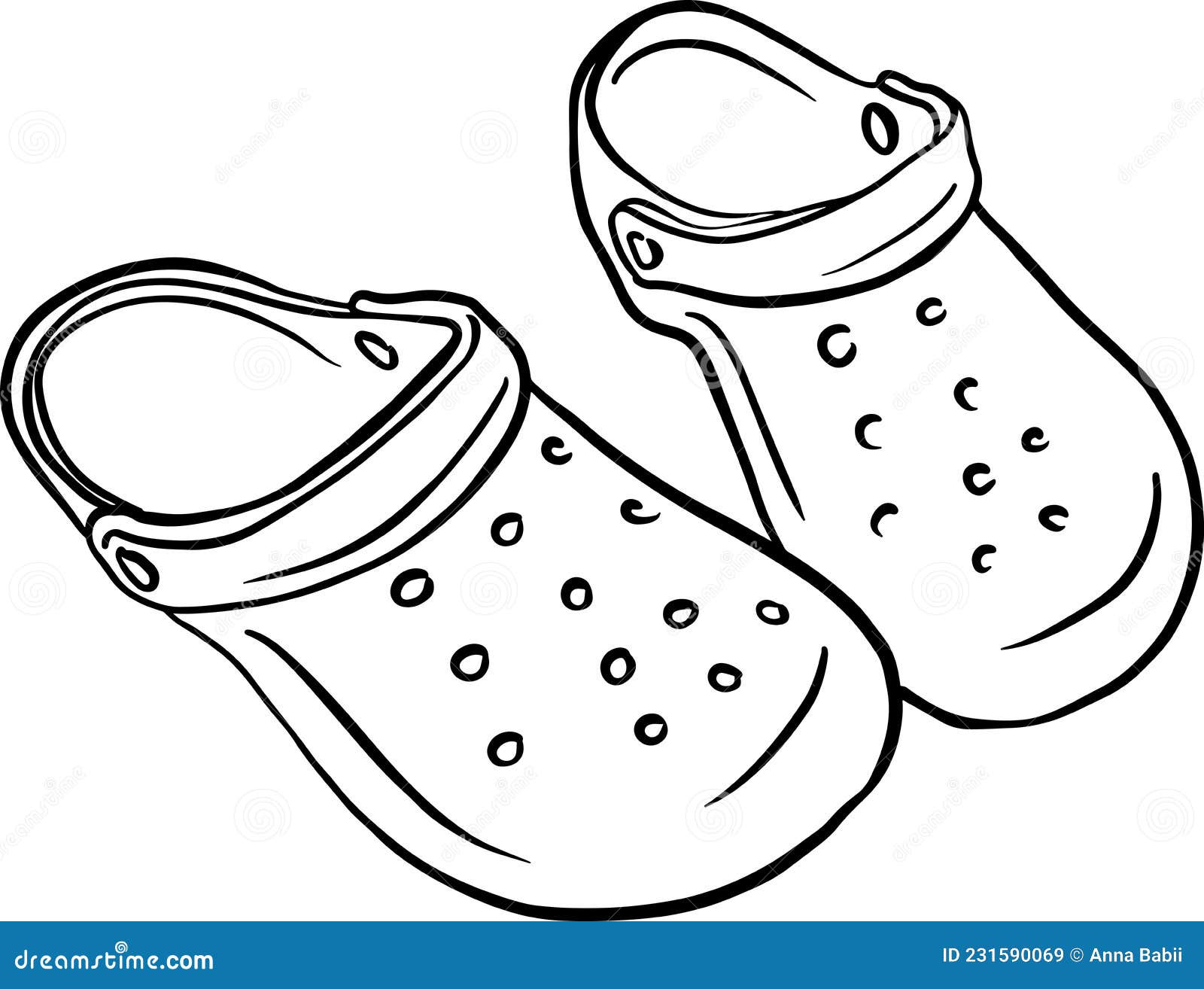 Clogs Sketch, Illustration, Vector | CartoonDealer.com #163337233