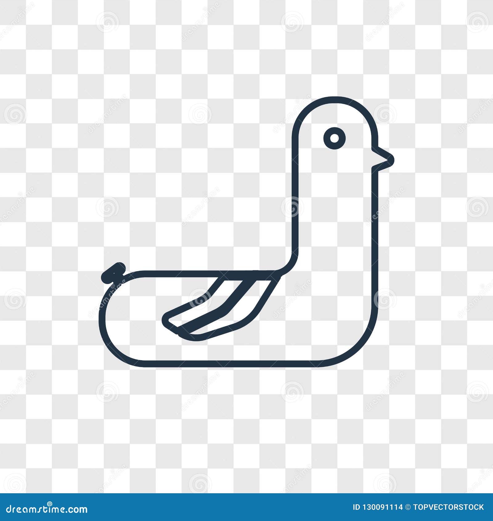 Rubber Concept Vector Linear Icon Isolated On Transparent Background ...