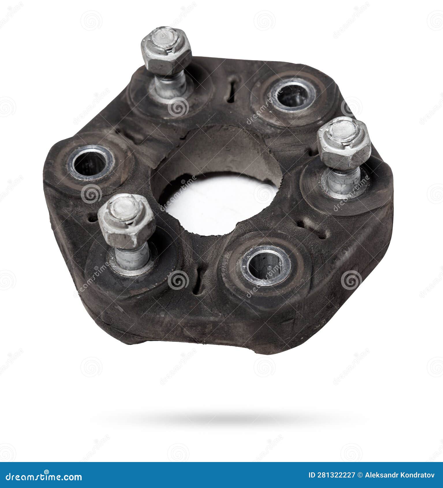 Rubber Coupling Of The Propeller Shaft For Smooth Transmission Of ...