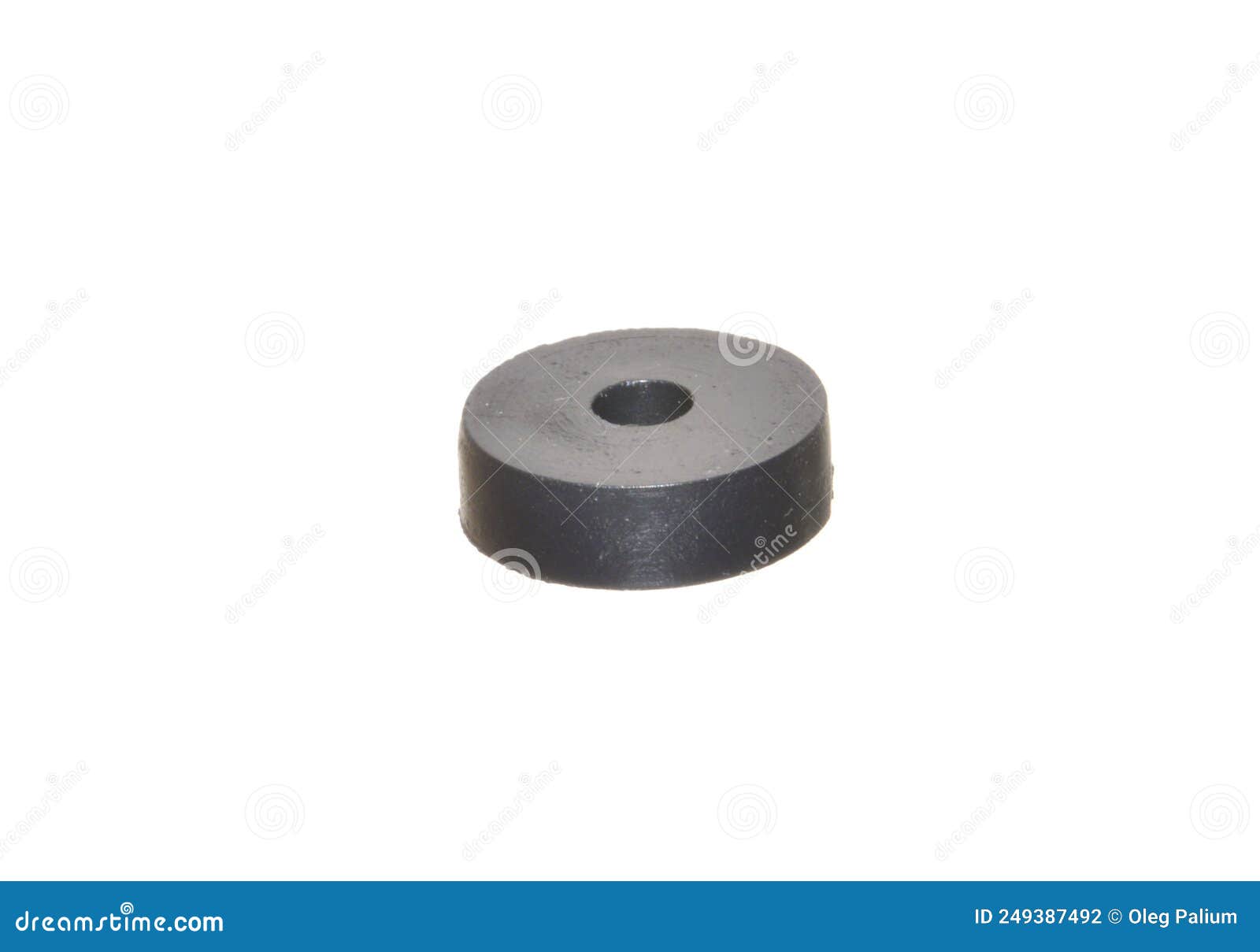 Rubber Cuff Isolated on White Background Stock Photo - Image of device ...