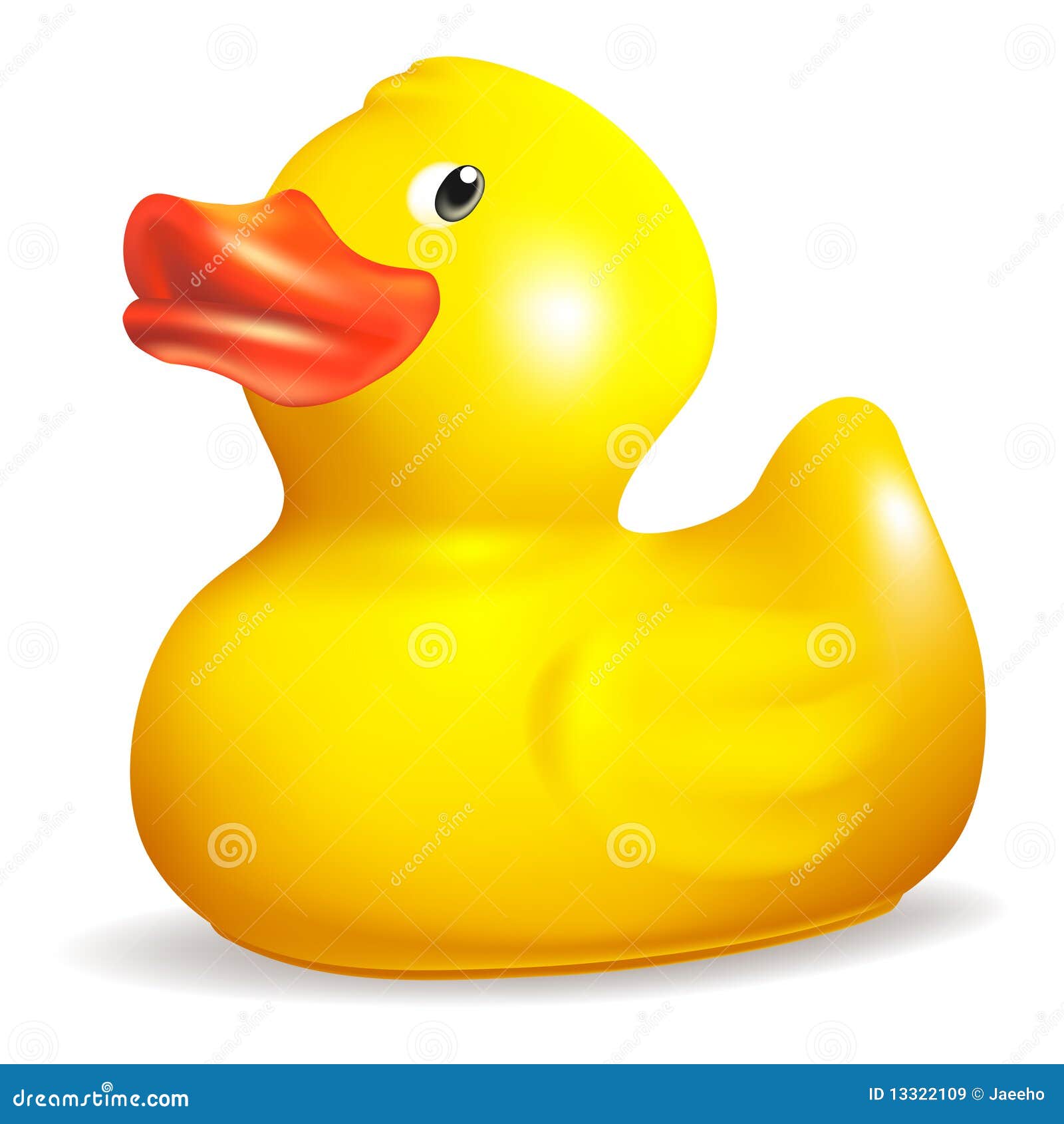 Rubber duck stock vector. Illustration of painting, play - 13322109