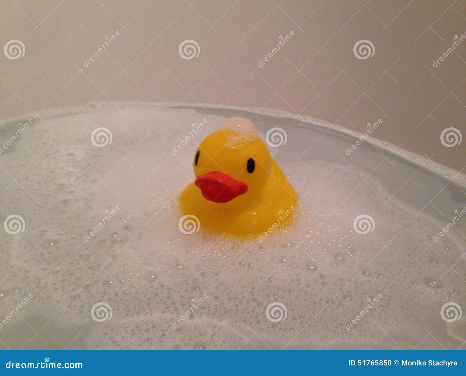 Rubber duck in the bath stock photo. Image of yellow - 51765850