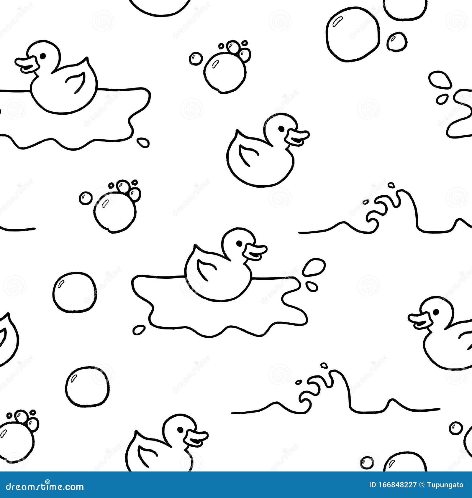 Rubber duck texture stock vector. Illustration of retro - 166848227