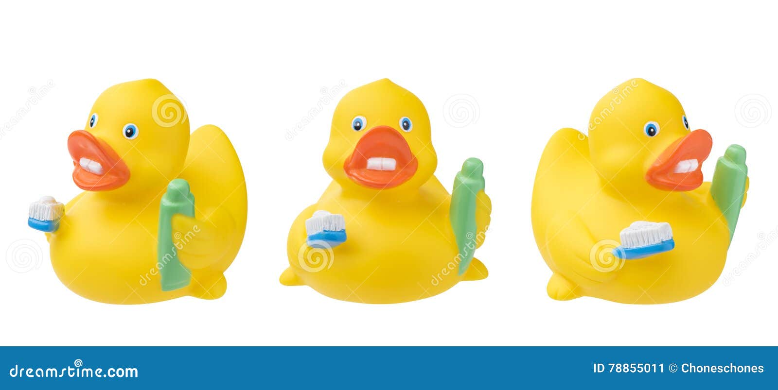 Rubber Duck with Toothpaster Stock Image - Image of life, health: 78855011